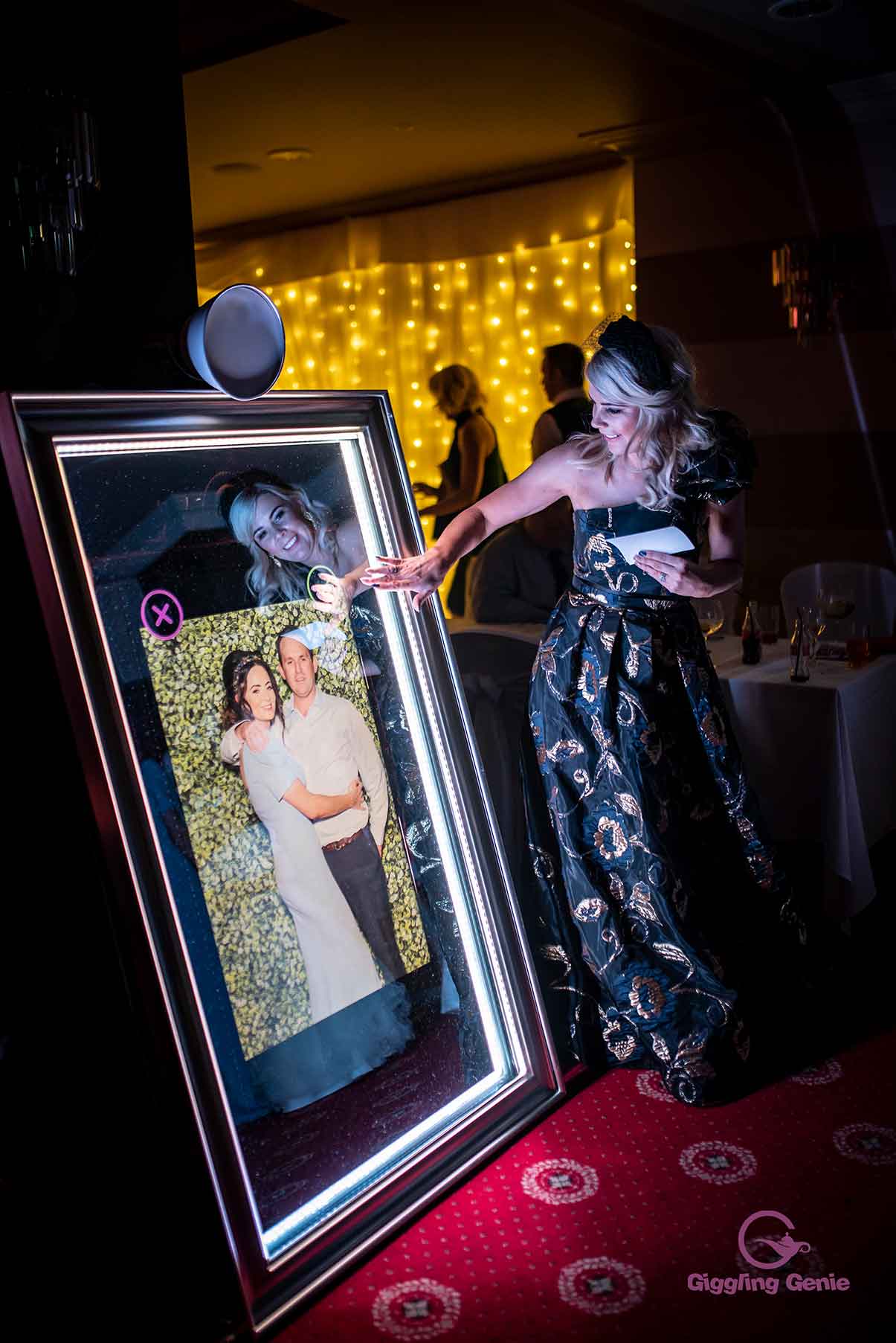 Magic Mirror Photo Booth Hire:Giggling Genie Photo Booths